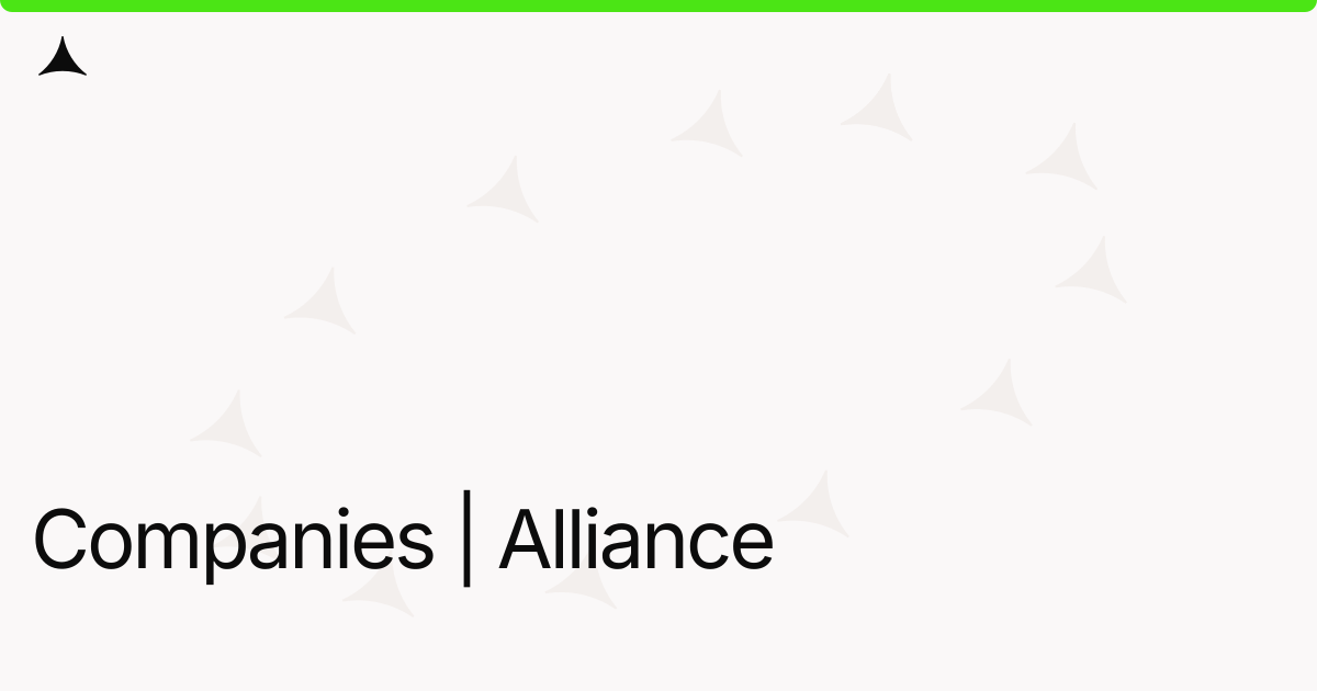Companies | Alliance